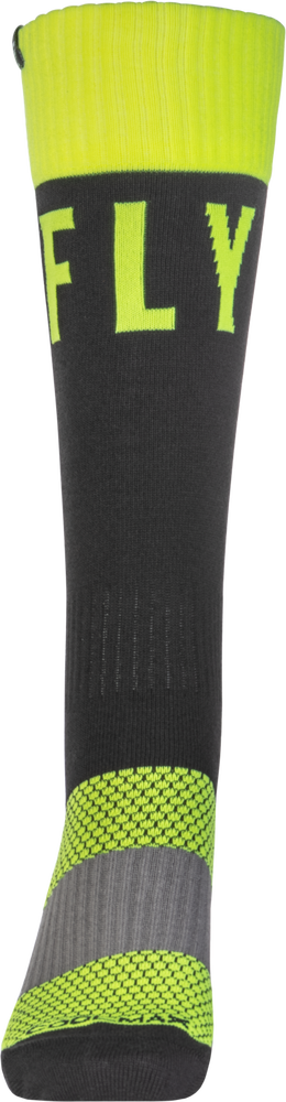 FLY RACING MX PRO SOCKS HI-VIS/BLACK SM/MD