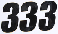 Number 3 Black 4" 3/Pk 862-243
