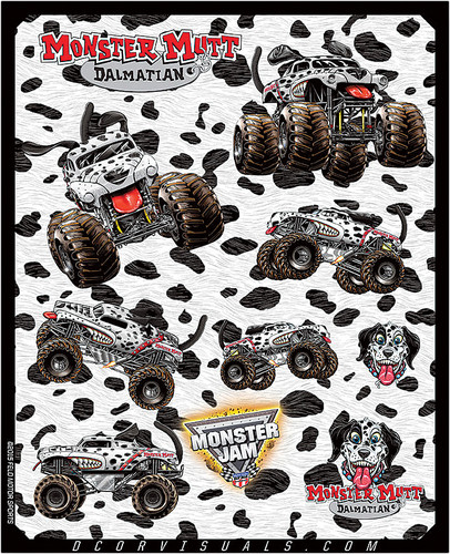 Monster Jam Decal Sheet 862-9906