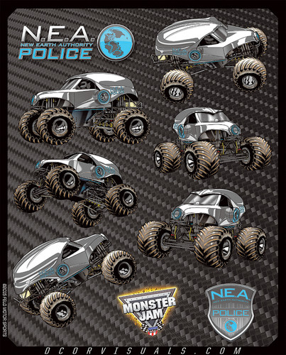 Monster Jam Decal Sheet 862-9912