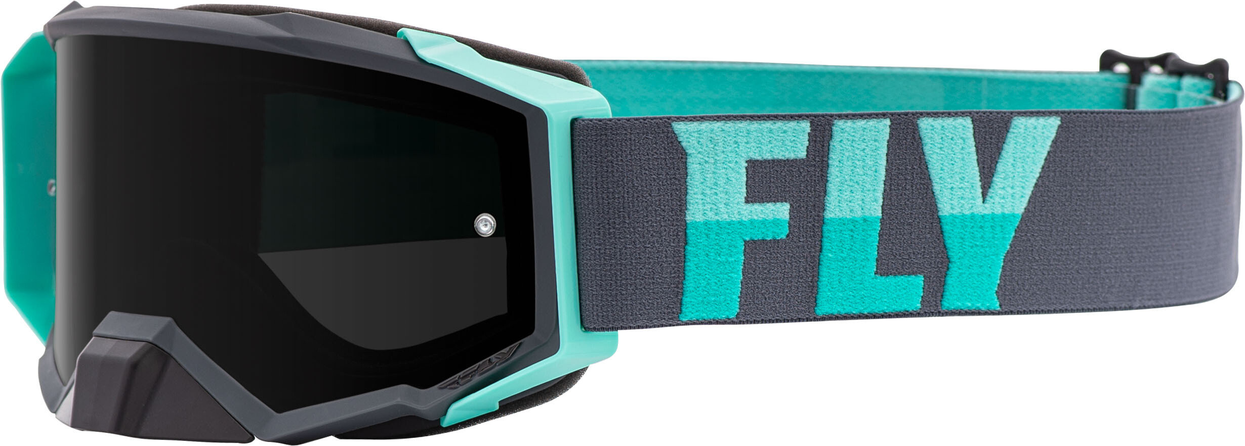 ZONE PRO GOGGLE GREY/MINT W/DARK SMOKE LENS W/POST