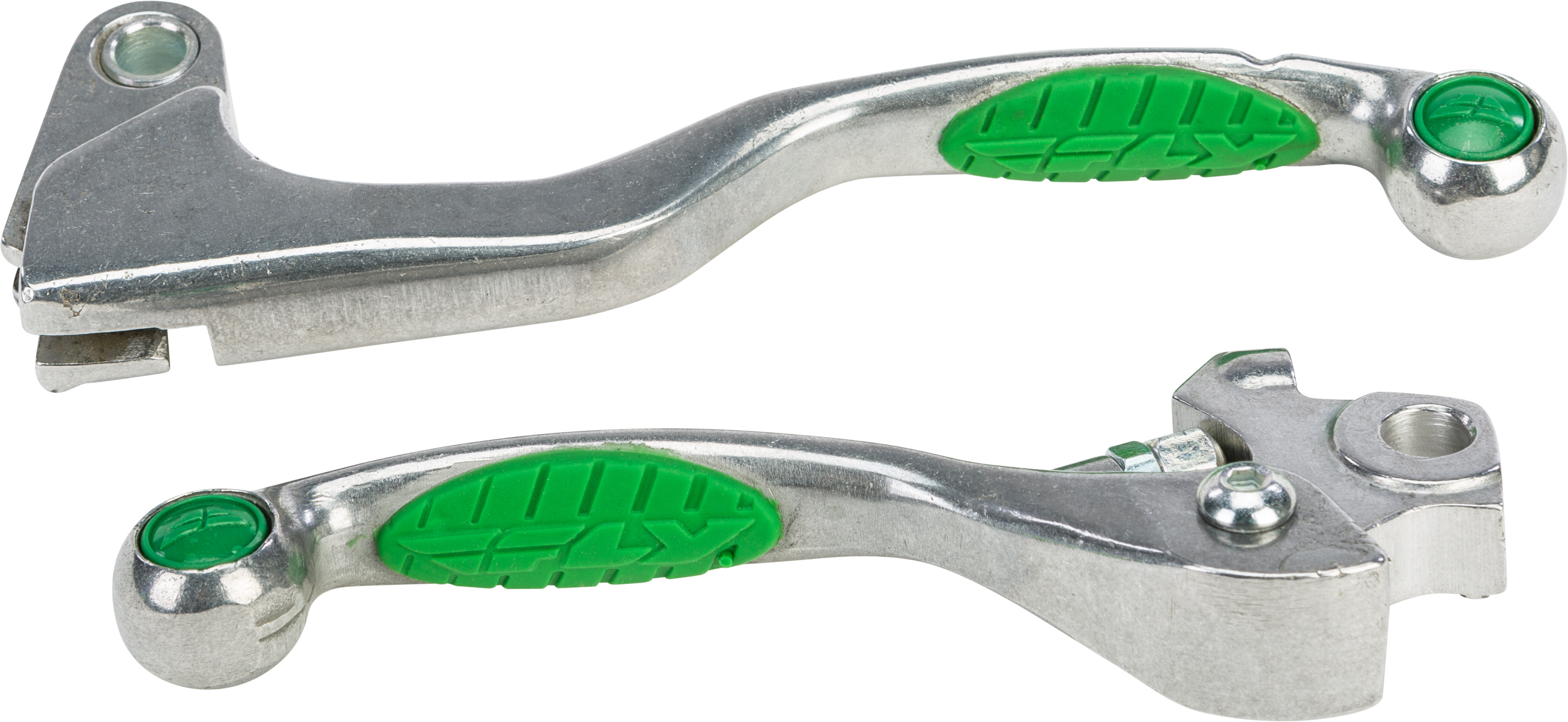 FLY RACING Grip Lever Set Green — ROCO 4X4
