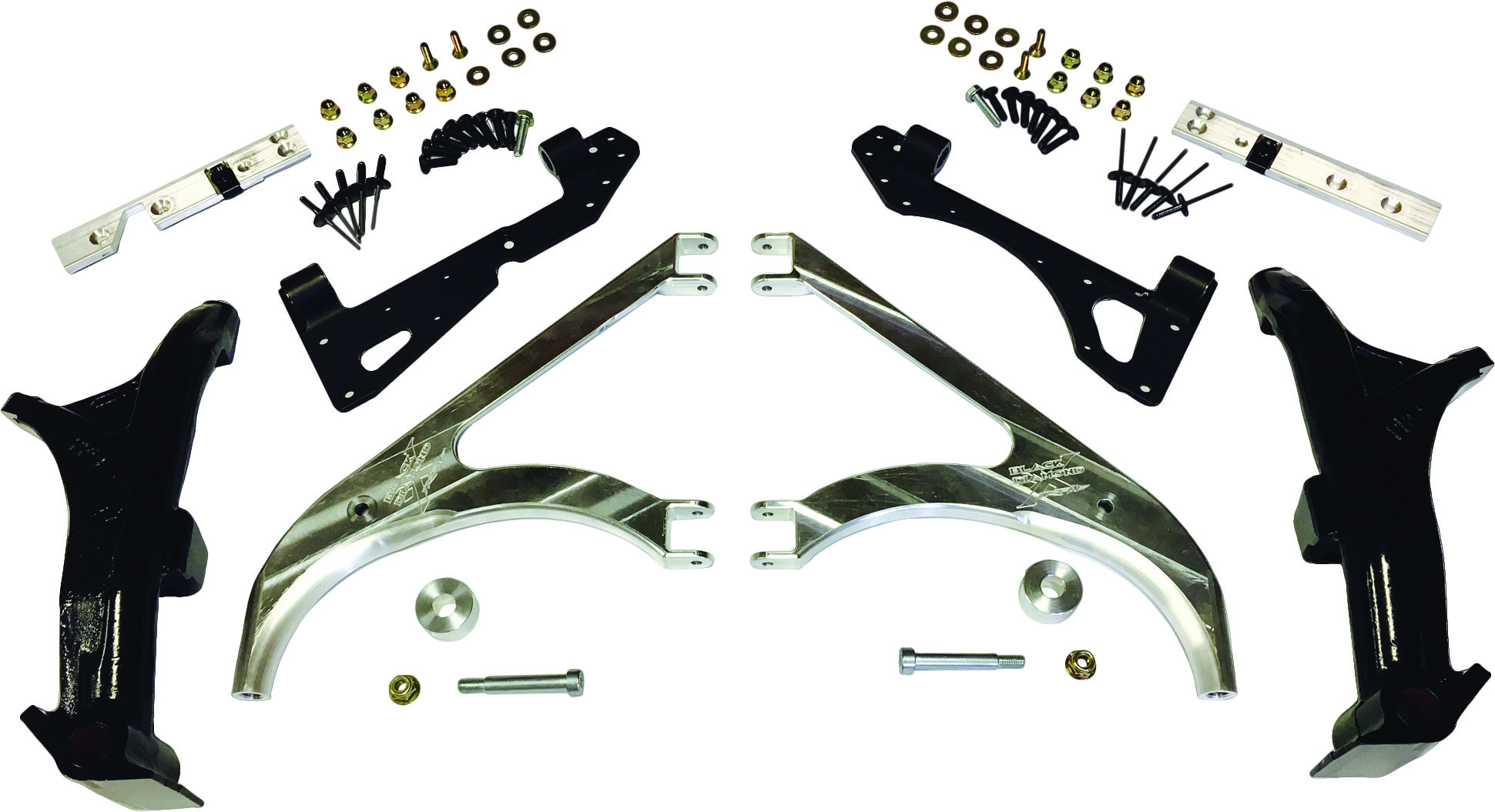 SPINDLE/A-ARM KIT W/BILLET UPPER A-ARMS A/C - Hudons Powersports ...