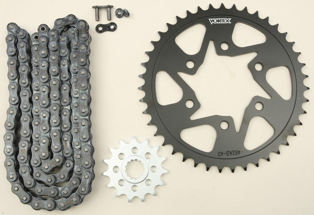 Vortex Racing (CK4103) Sprocket/Chain Kit W/Steel Rear Sprocket (WPS PN ...